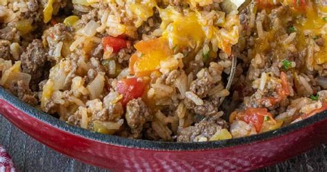 Ground Beef Rice Skillet Punchfork