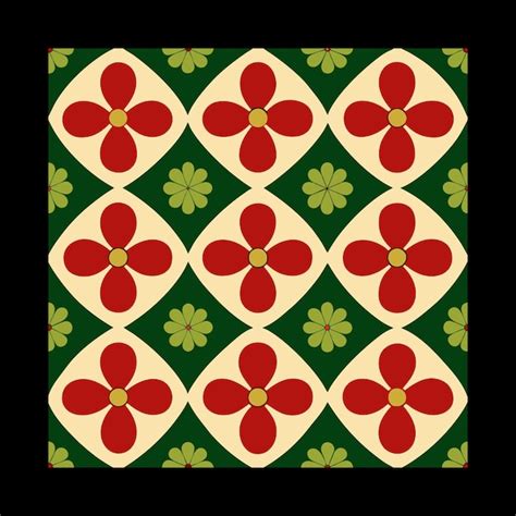 Premium Vector Cute Patchwork Pattern With Flowers And Leaves Vector Illustration