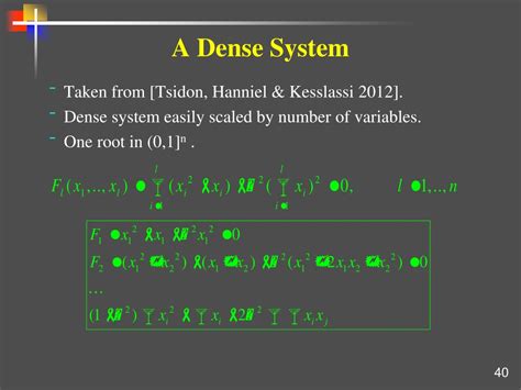 Ppt Solving Multivariate Polynomial Systems With Hyperplane Arithmetic Powerpoint Presentation
