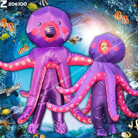 Octopus Inflatable Suit Inflatable Octopus Octopus Halloween Costume