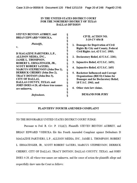 Federal Lawsuit Finally Gives Steve Aubrey And Brian Vodicka A Voice