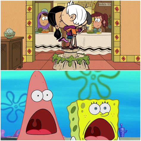 Spongebob Patricks Reaction To Ronniecoln Kiss By Ptbf2002 On Deviantart