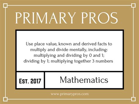 Use Place Value Known And Derived Facts To Multiply And Divide