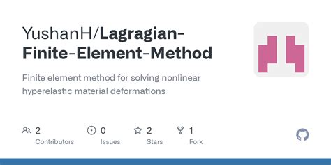 Github Yushanh Lagragian Finite Element Method Finite Element Method