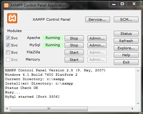 Membuat Database Dengan CMD DBF Web
