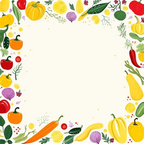 Premium Photo Vegetables Background Illustration