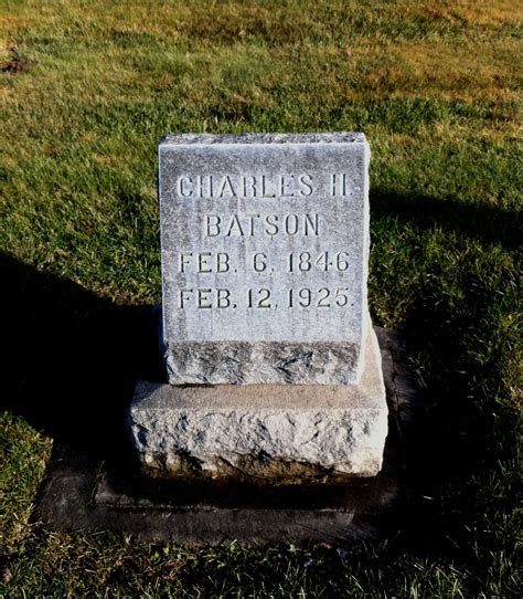 Charles Horace Batson 1846 1925 Find A Grave Memorial