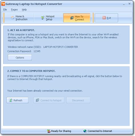 Gateway Laptop To Hotspot Converter Download