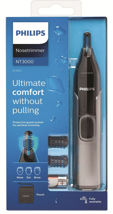 Philips Nose Trimmer Series 3000 Washable Nose Ear And Eyebrow Trimmer
