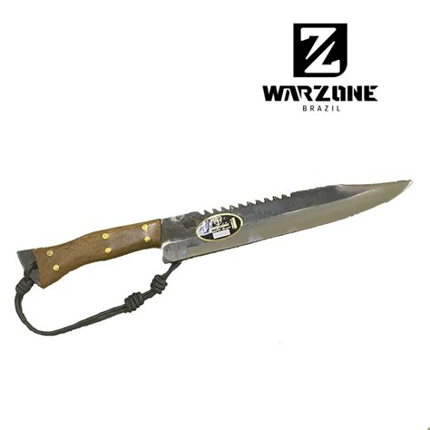 Faca Artesanal Sg Caça E Selva 5mm 10 Inox Warzone Brazil