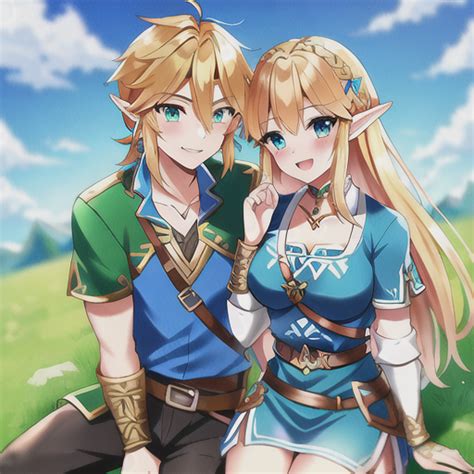 Link And Zelda Fanart By Foofightersfan111 On Deviantart