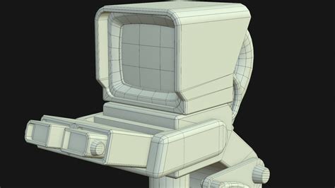 3d Model Sci Fi Microscope Vr Ar Low Poly Cgtrader