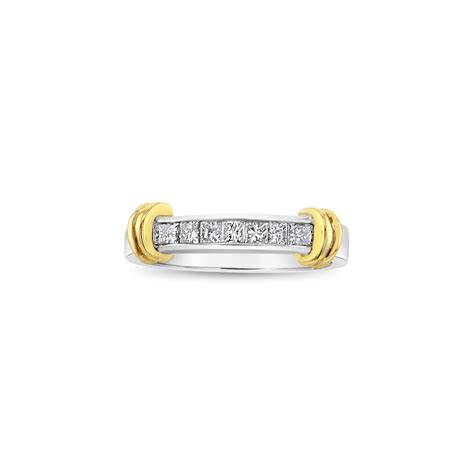 14k Two Tone Elegant Wedding Band For Sale At 1stdibs Does The