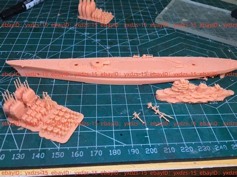 3d Printing 1700 Admiral Ushakov Class Battleshipsfull Hullwaterlin Hpritned
