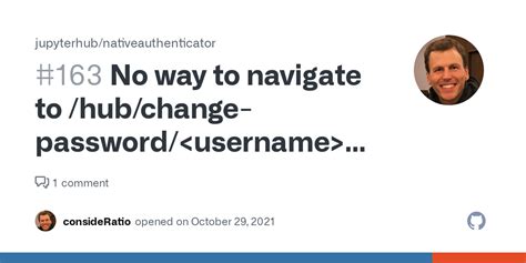 No Way To Navigate To Hub Change Password For Admins Issue Jupyterhub