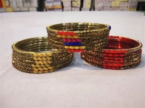 Red Fancy Glass Bangles At Box In Jaipur ID