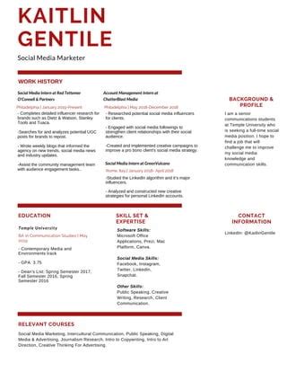 Linkedin Resume PDF Social Networking Internet