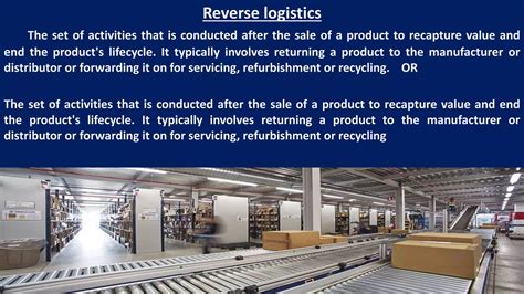 Reverse Logistic And Reverse Supply Chain Pptx