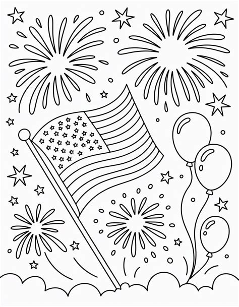 Free American Flag Coloring Pages Pdf Printables Colorings