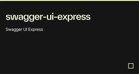 swagger ui express codesandbox