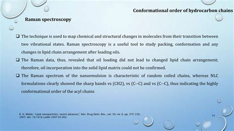 Evaluation Of Nanostructured Lipid Carriers Nlc Pptx