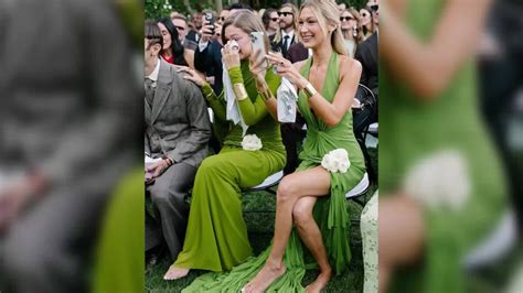 Bella E Gigi Hadid A Piedi Nudi Al Matrimonio Della Sorella Alana
