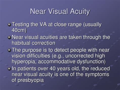 PPT Visual Acuity PowerPoint Presentation Free Download ID 218051
