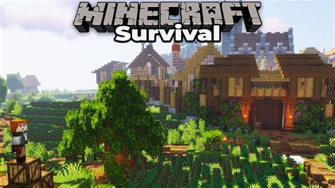 Building With FWhip S2 VILLAGE LANDSCAPING Minecraft 1 14 Survival