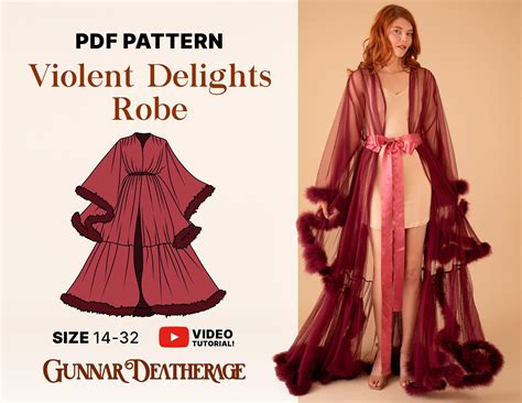 Maxi Duster Wrap Pattern Light Weight Boho Robe