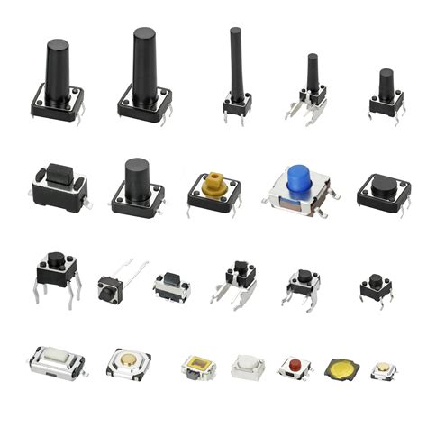 Latest Model 4 Pin Push Button Switch High Quality Long Travel 4 5 4 5