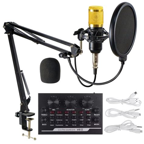 Bm800 Condenser Mic Live Usb Mixer Special Edition Muzikone