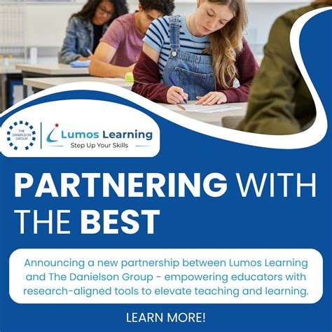 The Danielson Group Partners With Lumos Learning To Empower Educators