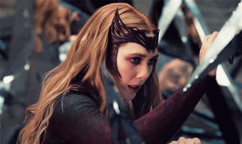 Wanda Maximoff Looking Defeated 