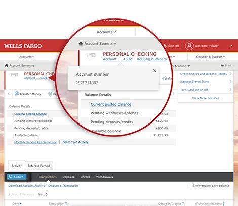 Routing Account Number Information For Your Wells Fargo Accounts