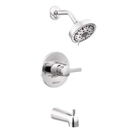 Peerless Precept 1 Handle Wall Mount Tub And Shower Faucet Trim Kit In