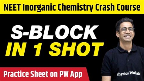 S Block Elements In One Shot All Concepts Tricks And Pyqs Class 11