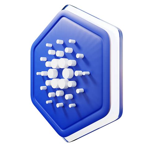 Cardano Ada Badge Crypto D Rendering Png