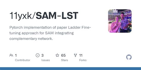 GitHub Yxk SAM LST Pytorch Implementation Of Paper Ladder Fine Tuning Approach For SAM