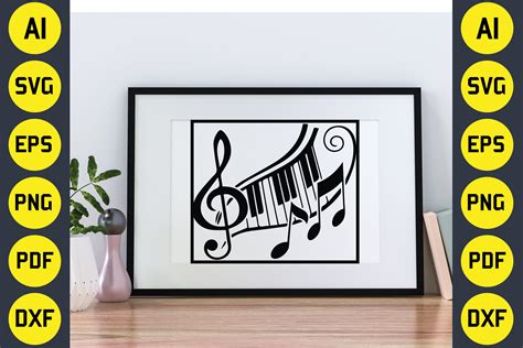 Wall Music Decor Set Graphic By Creative T Shirts Creative Fabrica