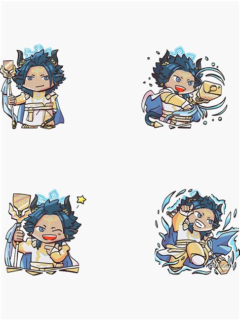 Chibi Askr God Of Openness Sticker For Sale By Sonoch Redbubble