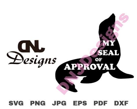 My SEAL Of Approval Cut File Pack Etsy
