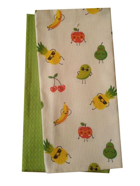 Набір рушників вафельних Фрукти