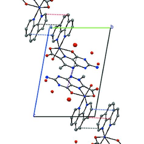 A Molecular Packing Diagram Highlighting π π Stacking Interactions