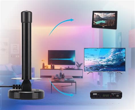 Цифровая комнатная телевизионная антенна Dvb T2 Cmmb Hd с усилителем