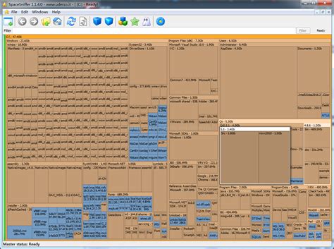 Spacesniffer —— 磁盘空间分布分析工具c盘分析软件 Csdn博客