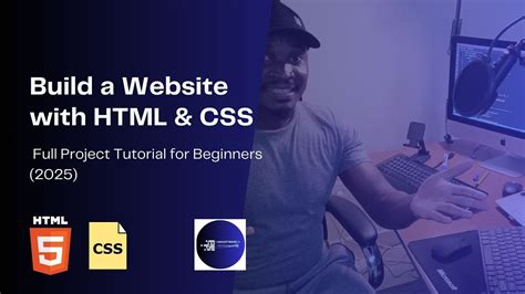 Build A Website With Html And Css Full Project Tutorial For Beginners 2025 Youtube