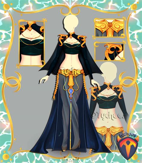 Outfit Adoptable Auction 106 Close By Tychees On Deviantart