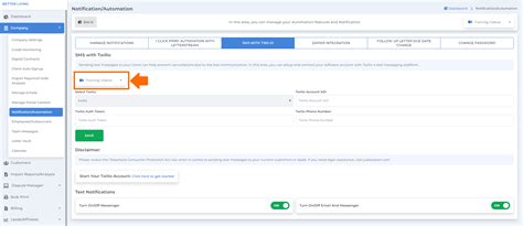 SMS With Twilio Clientdisputemanager
