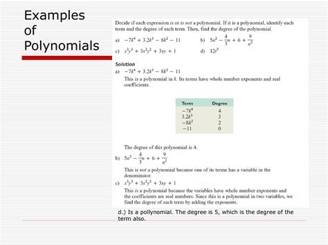 Chapter 5 Polynomials Ppt Download
