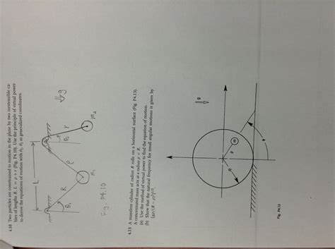 Solved Two Particles Are Constrained To Motion In The Plane